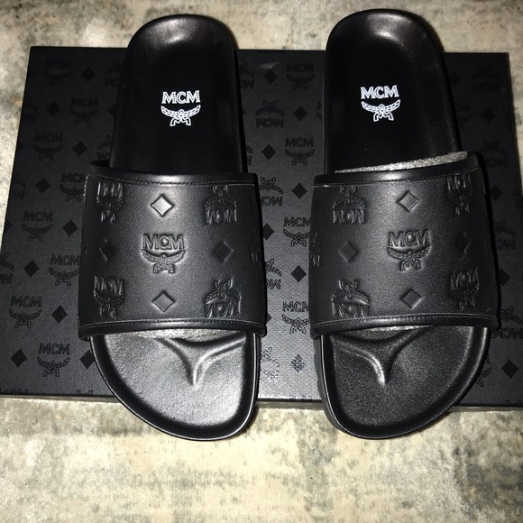 MCM | Shoes | Mcm Slides | Poshmark